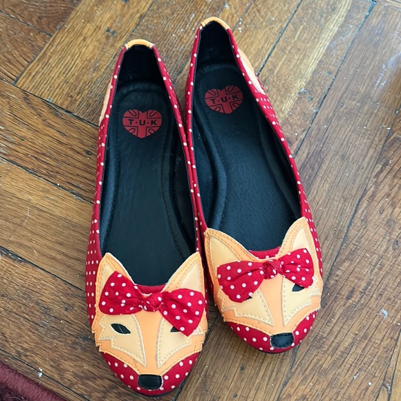 T.U.K | Shoes | Tuk Modcloth Fox Flats | Poshmark